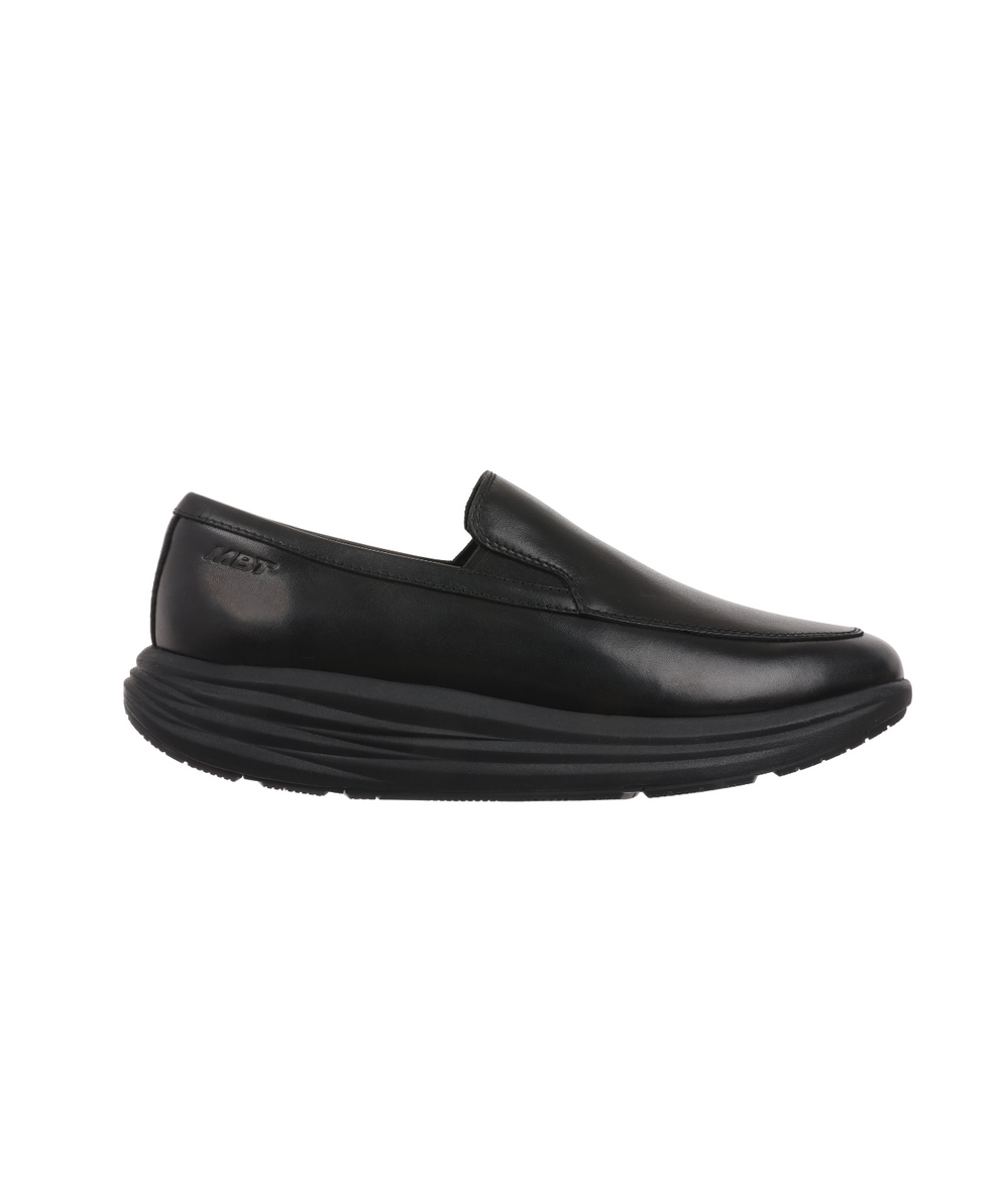 MBT Boston Slip On Black Mens Shoes